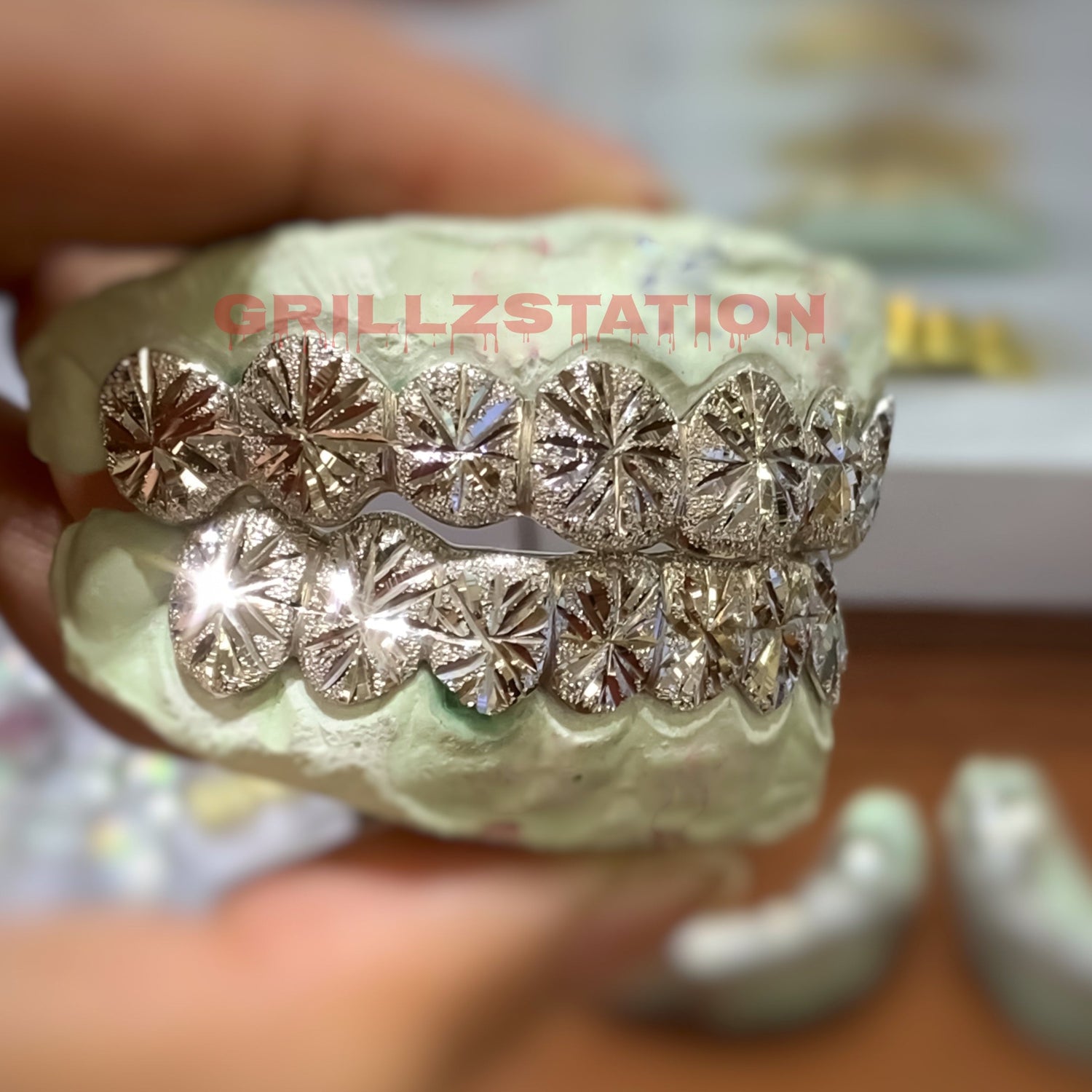 Grillzstation | Diamond Grillz for Teeth | Custom Gold Grillz